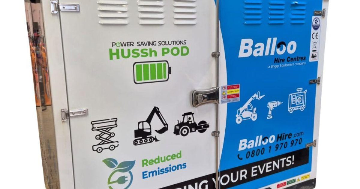 Hussh Pod Battery Generator 45/90 | Balloo Hire