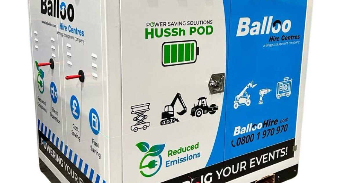 Hussh Pod Battery Generator 30/45 | Balloo Hire