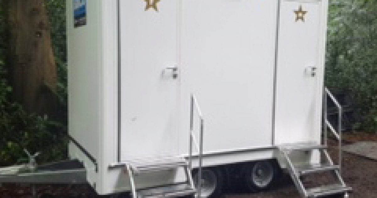 2 Way VIP Toilet Unit | Balloo Hire