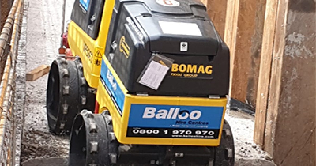 Remote Control Trench Roller | Balloo Hire