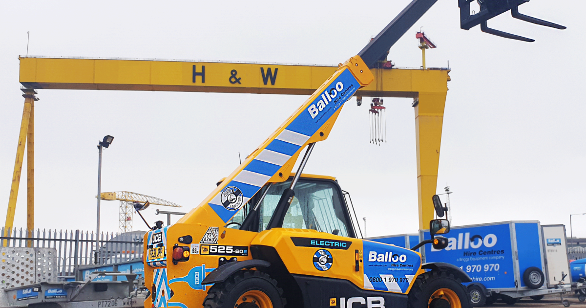 6m Electric Telescopic Handler | Balloo Hire
