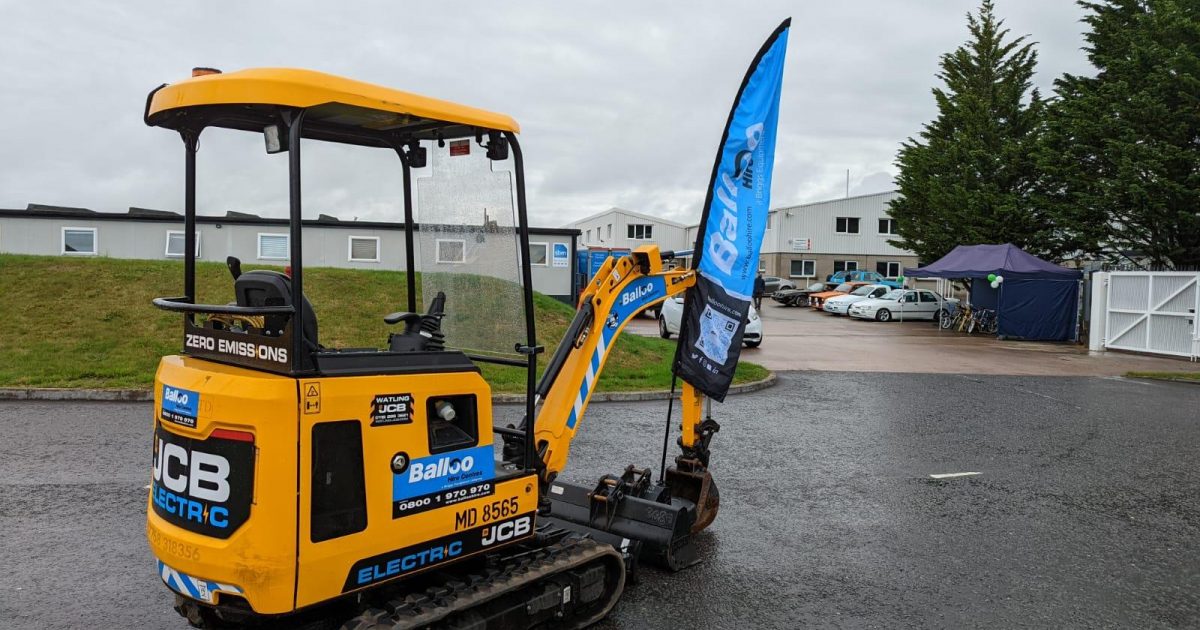 1.9 Ton Electric Mini Excavator | Balloo Hire