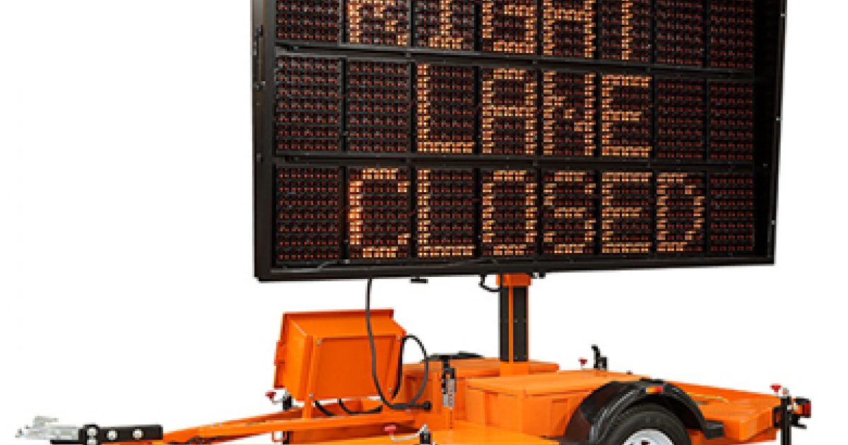 Electronic Variable Message Sign | Balloo Hire