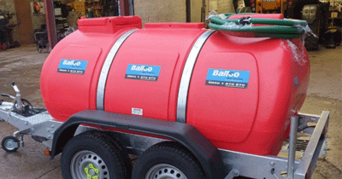2000 ltr FastTow Waste Water Bowser | Balloo Hire