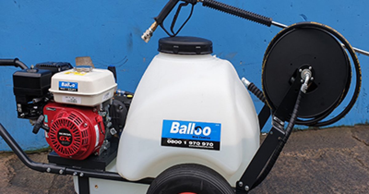 2200psi Mini Power Washer Bowser Petrol | Balloo Hire